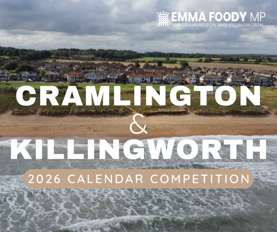 2026 Calendar Competition - Emma Foody for Cramlington and Killingworth